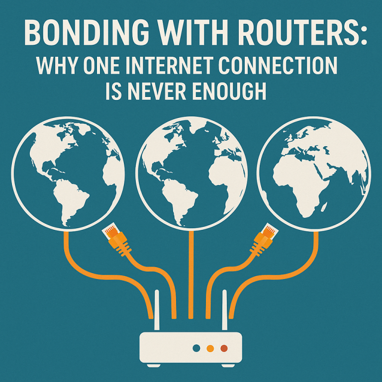 Internet Bonding with Routers: Don't Rely on One Connection