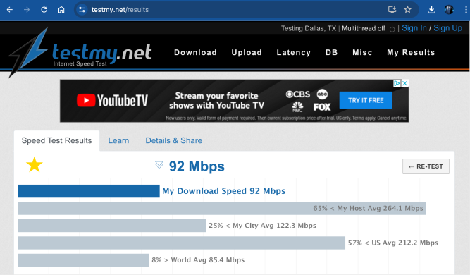 Internet test – Welcome To The 5Gstore Blog